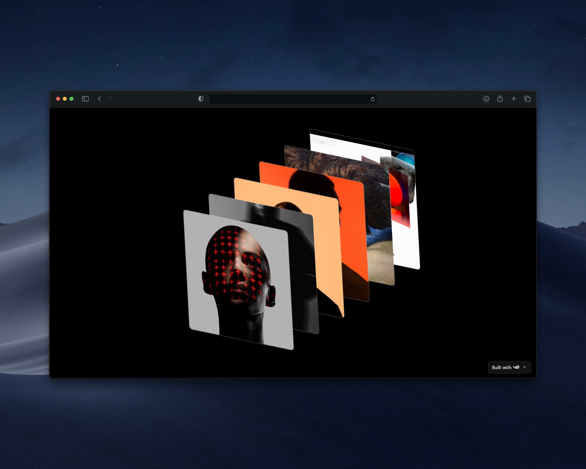 v0 - React 3d slider - v0 by Vercel