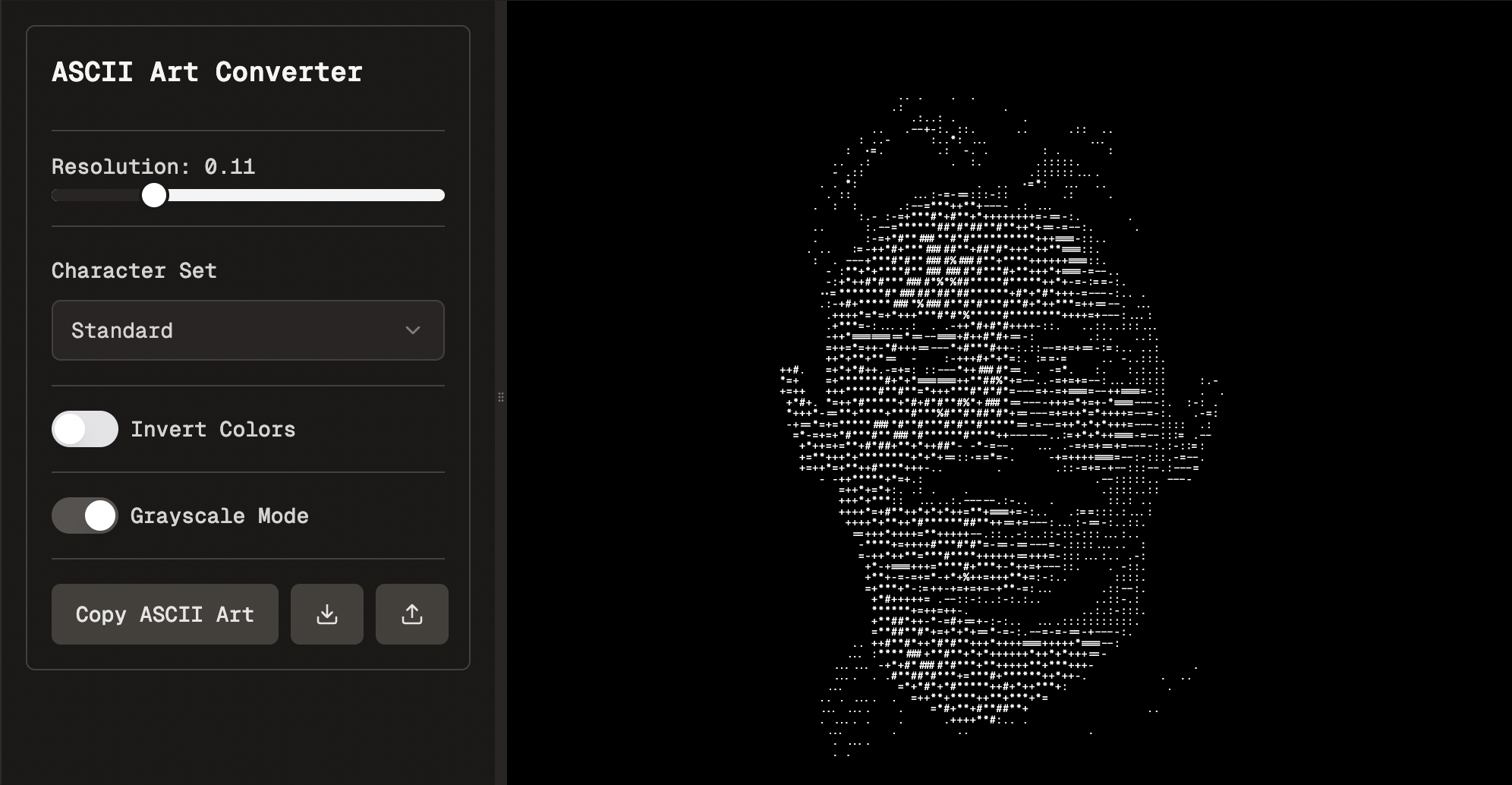 v0 - Image to ASCII - v0 by Vercel