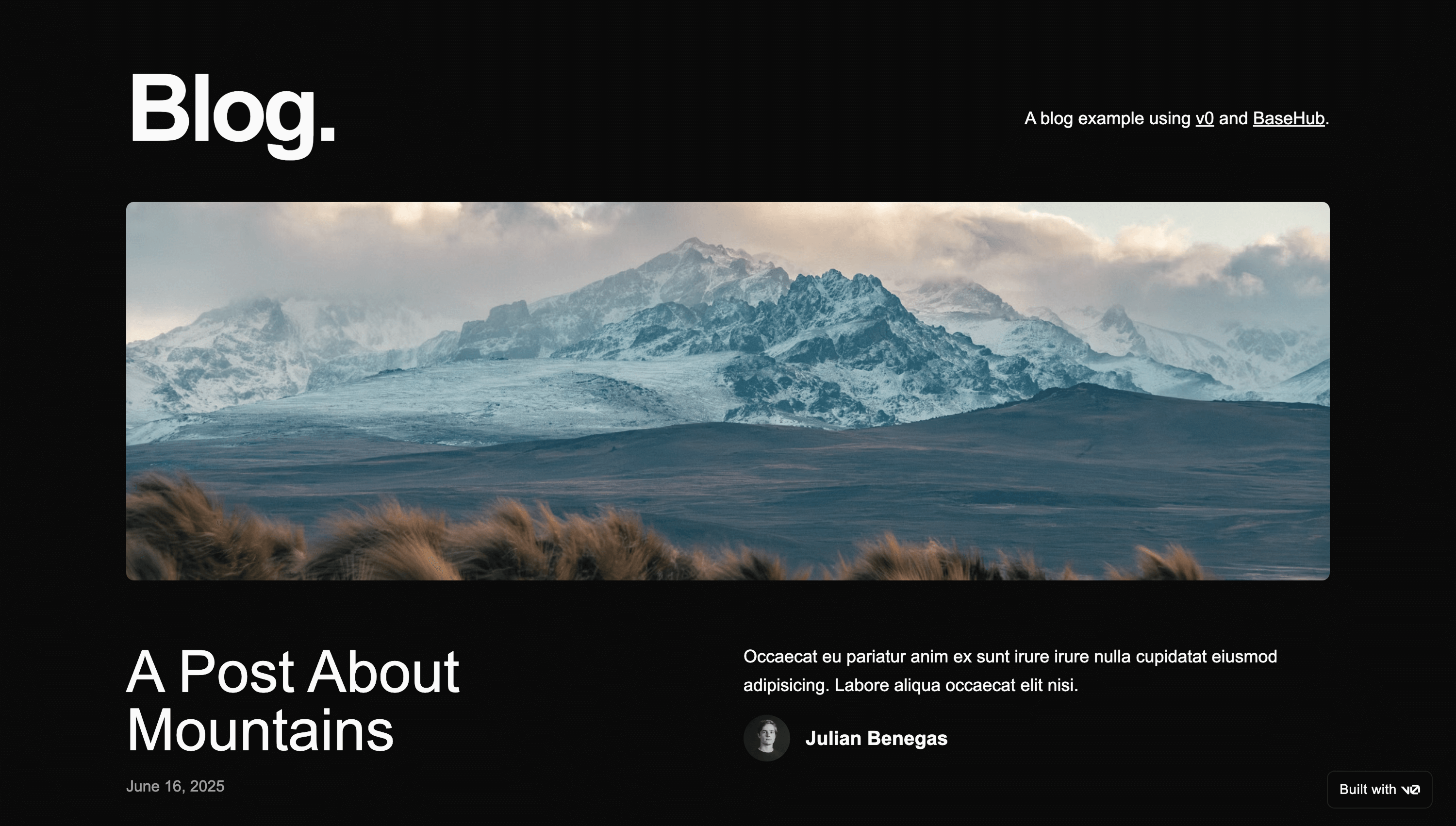 v0 - Blog - v0 by Vercel