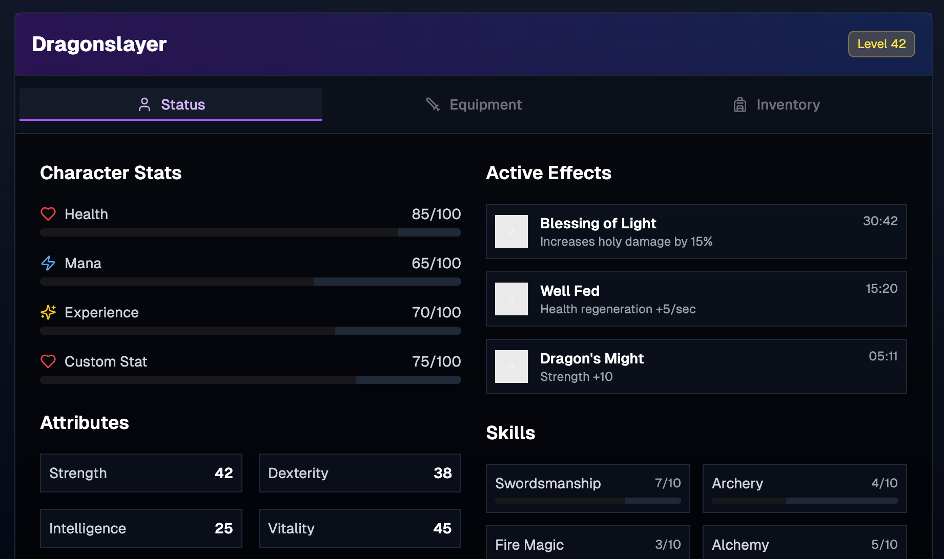 v0 - Roleplaying Interface Generator - v0 by Vercel