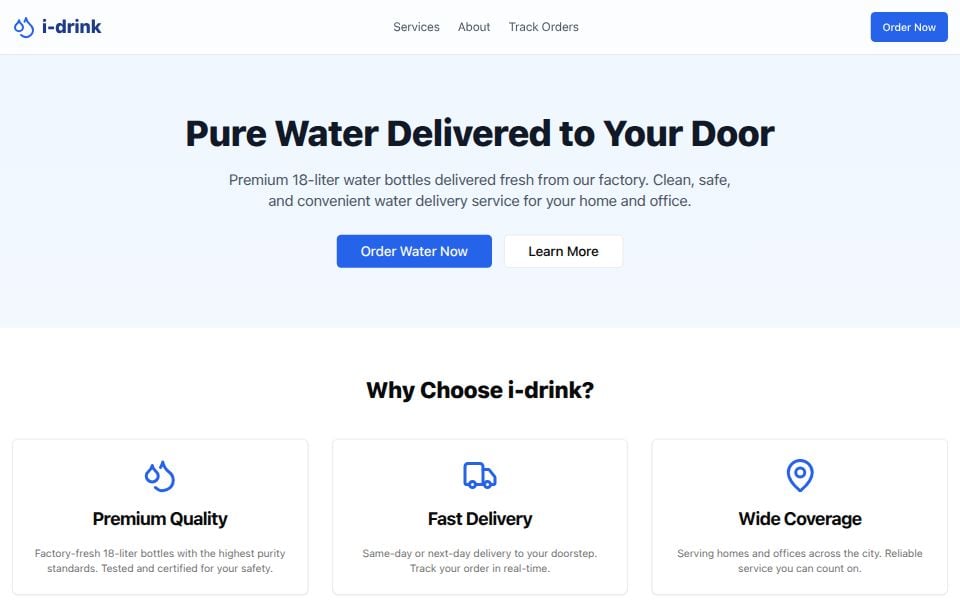 v0 - Vercel i-drink app - v0 by Vercel