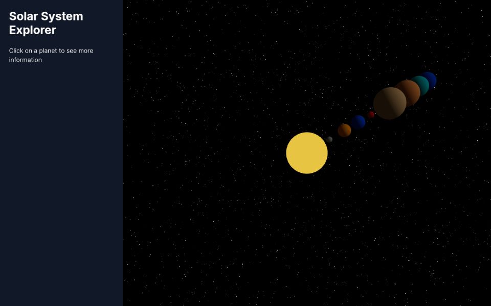 v0 - Solar System Explorer - v0 by Vercel