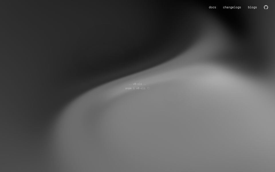 v0 - v0-cli-landing-page - v0 by Vercel