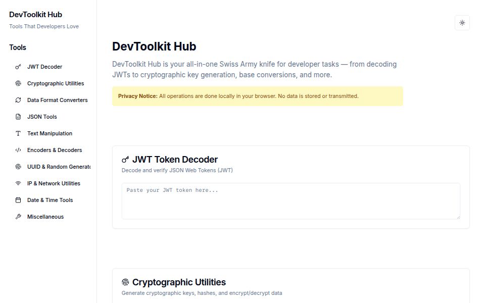 v0 - DevToolkit Hub Generator - v0 by Vercel