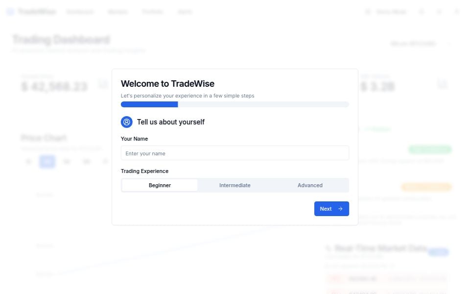 v0 - Tradewise - v0 by Vercel
