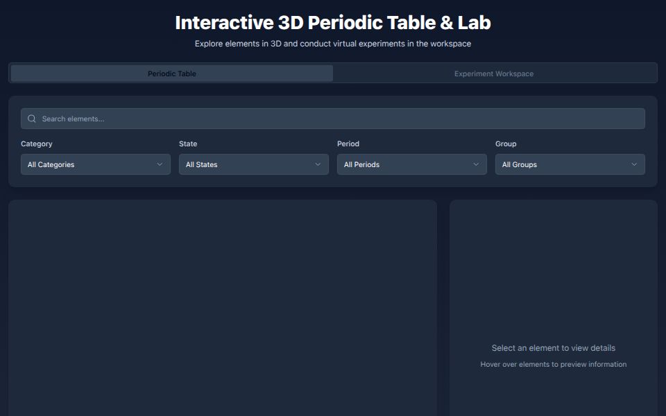 v0 - Periodic table project - v0 by Vercel