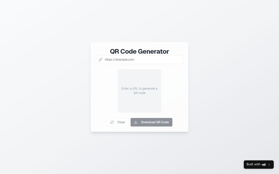 v0 - Qr code generator - v0 by Vercel