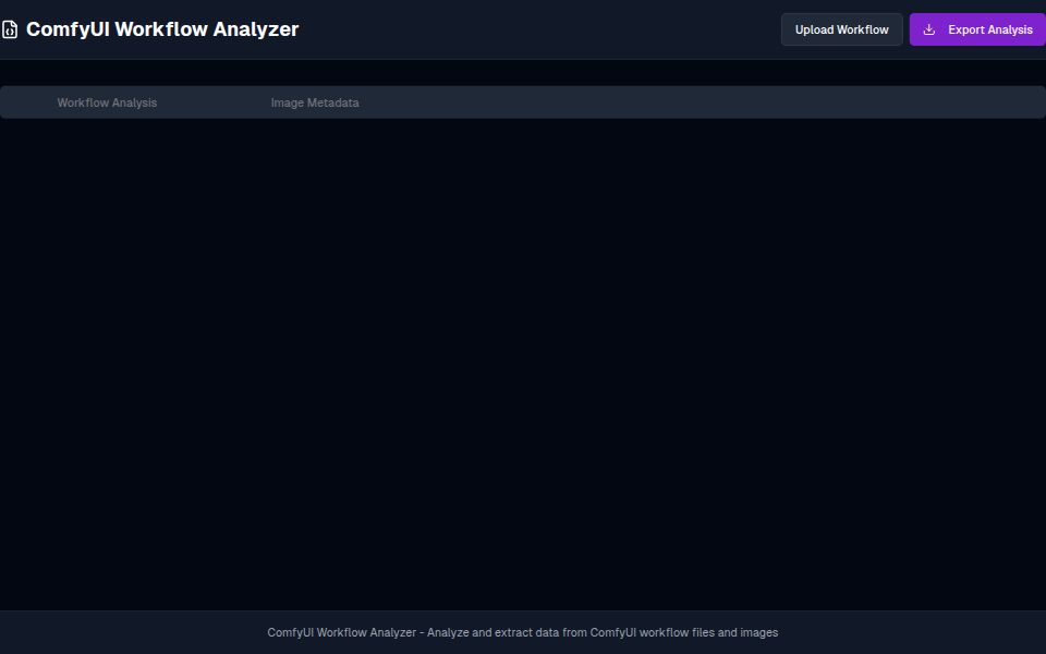 v0 - Comfyui workflow analyzer - v0 by Vercel