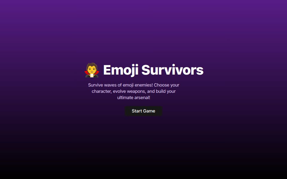 v0 - Emoji survivor - v0 by Vercel