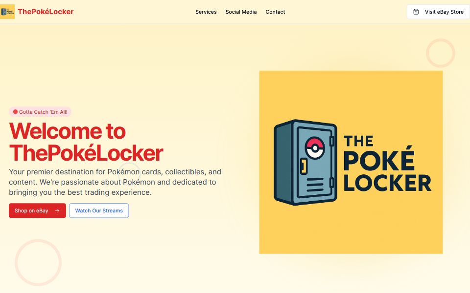 v0 - ThePokeLocker website - v0 by Vercel