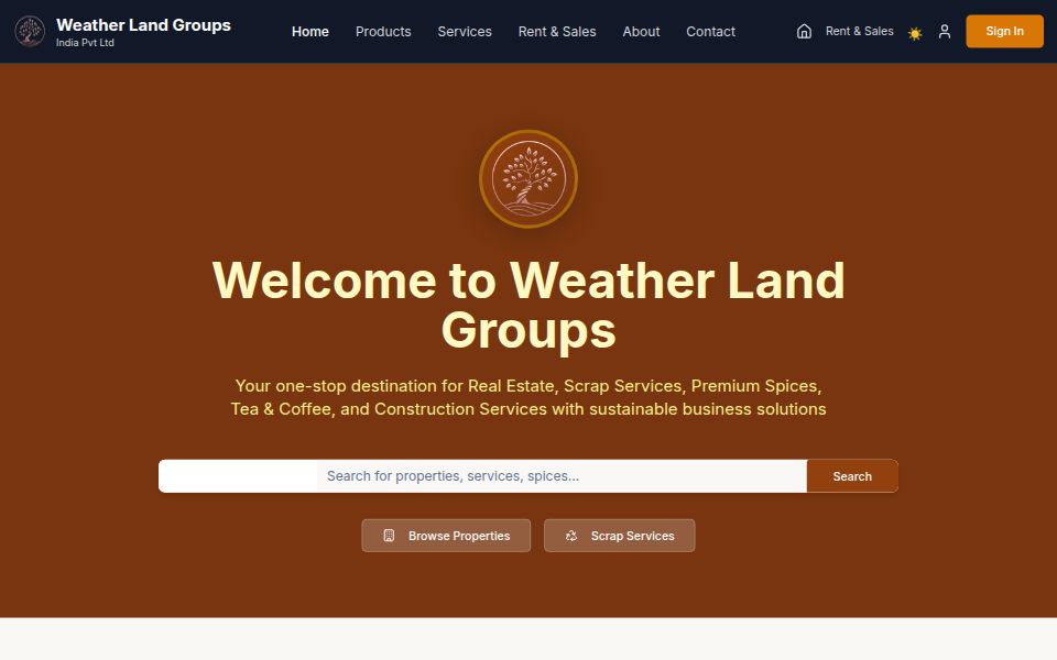 v0 - Weather land groups website - v0 by Vercel