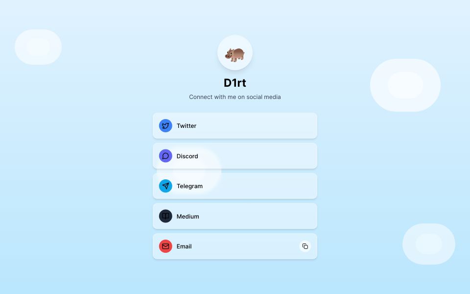v0 - Custom Linktree Website - v0 by Vercel