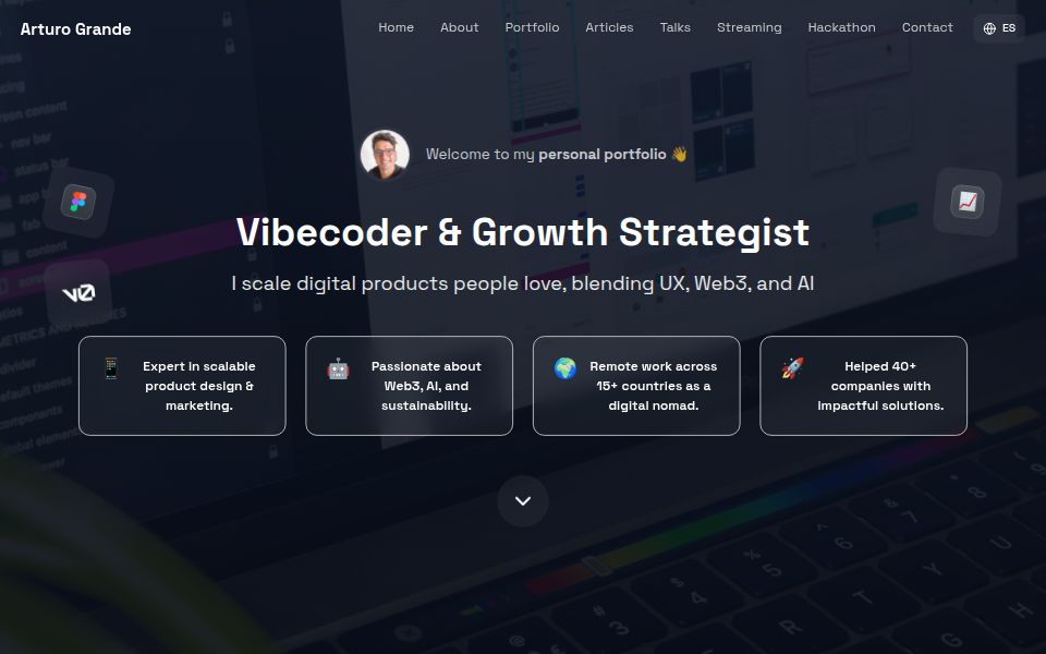 v0 - Personal portfolio website - v0 by Vercel