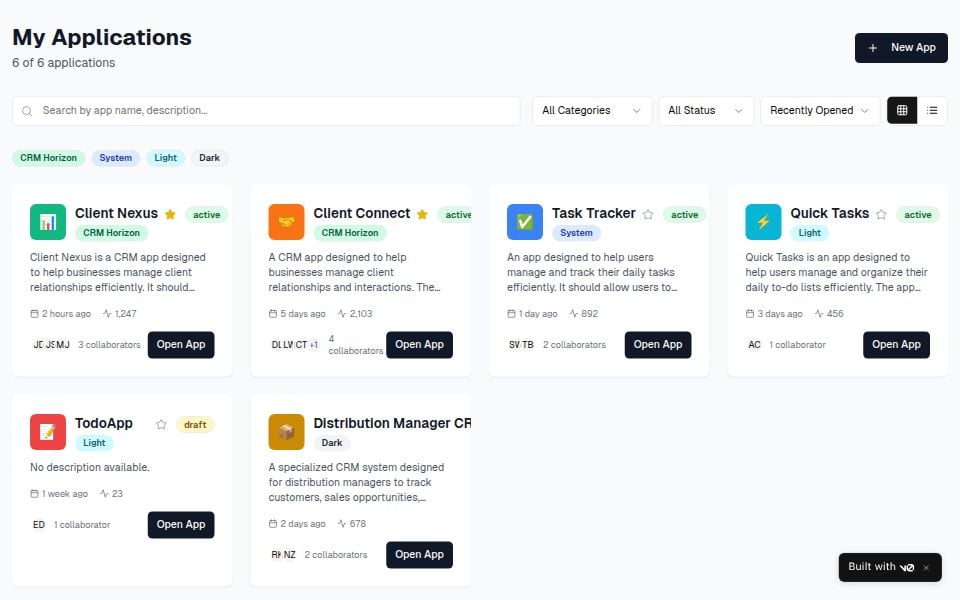 v0 - Modern dashboard redesign - v0 by Vercel